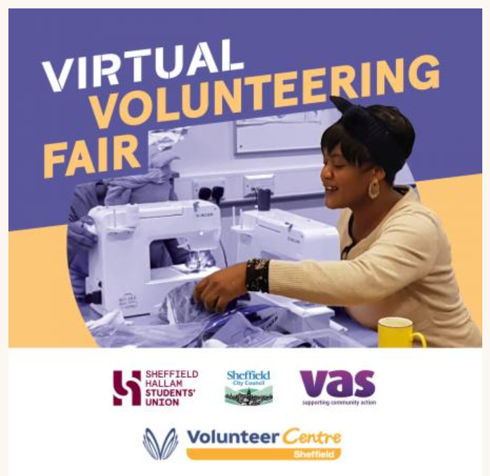 Virtual Volunteering Fair – 28 July (Sheffield Volunteering Centre)