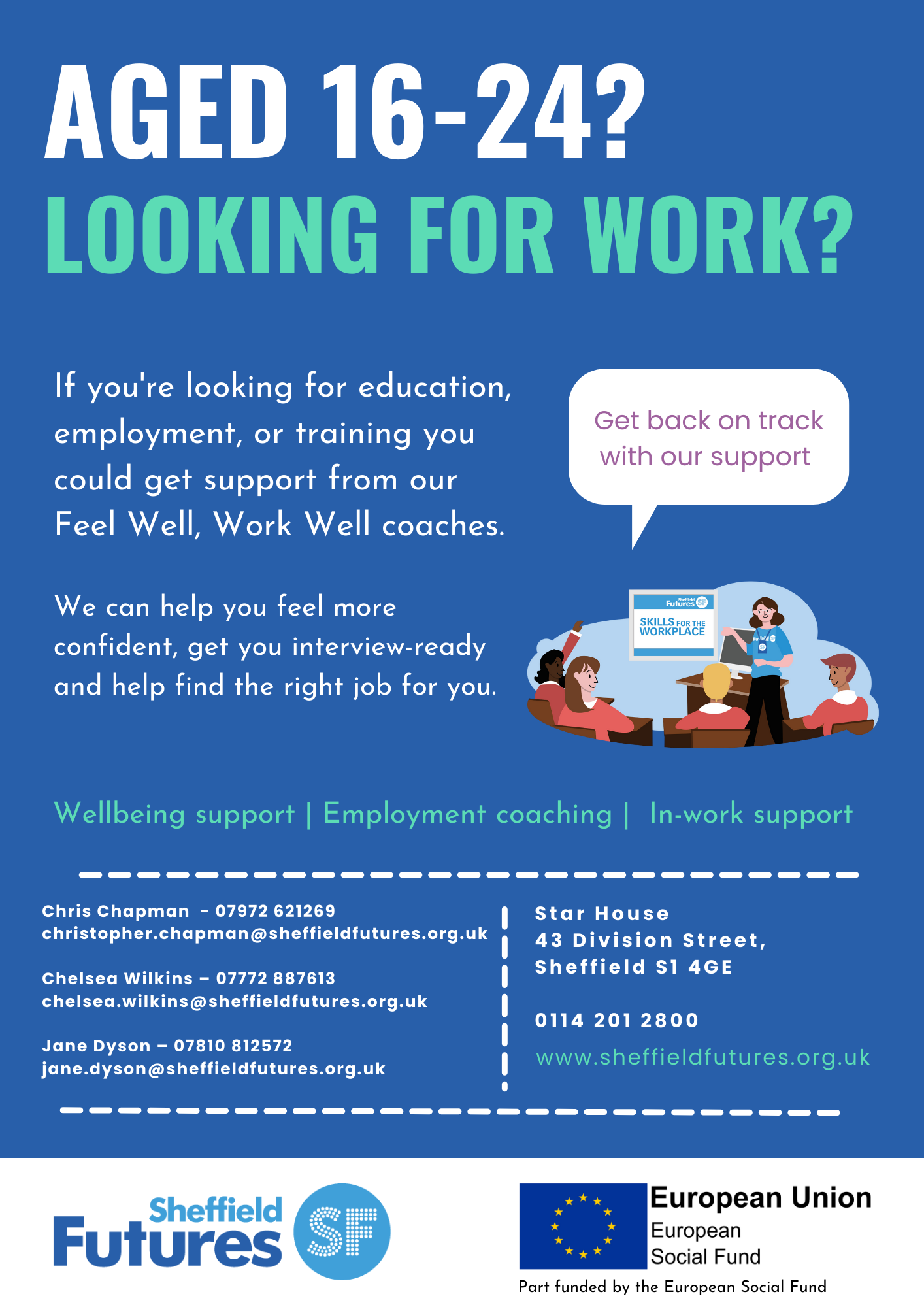 Sheffield Futures’ Feel Well, Work Well programme offers employability ...