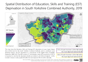Spatial mapping of South Yorkshire highlights areas of education ...