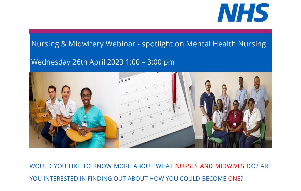 Register now for Routes into Nursing and Midwifery Webinar – Spotlight ...