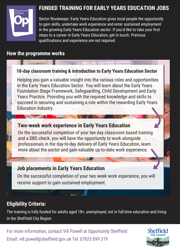 Sector Routeways launches new Early Years Education routeway