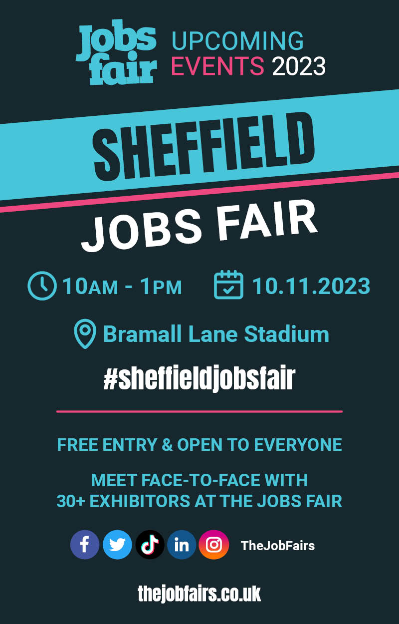 Event Job Fair to be held on Fri 10 Nov at Bramall Lane Stadium