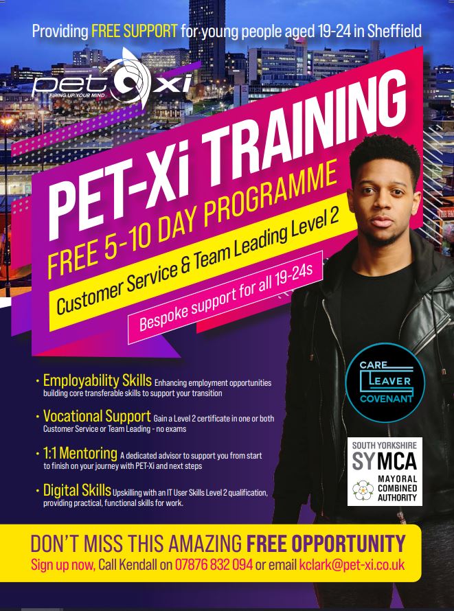 PET-Xi recruit for Level Up courses starting in April