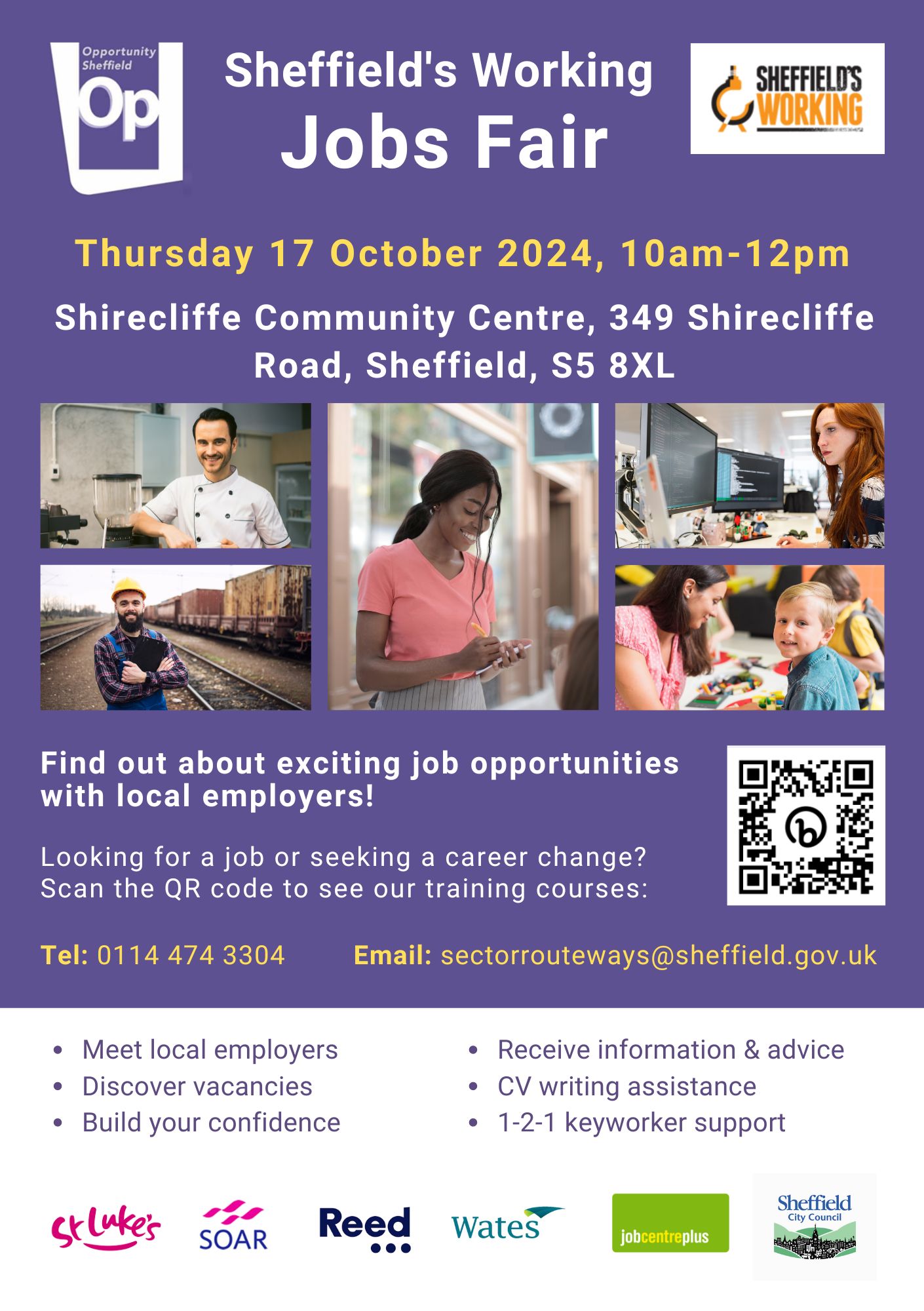 Sheffield’s Working Jobs Fair on Thursday 17 October
